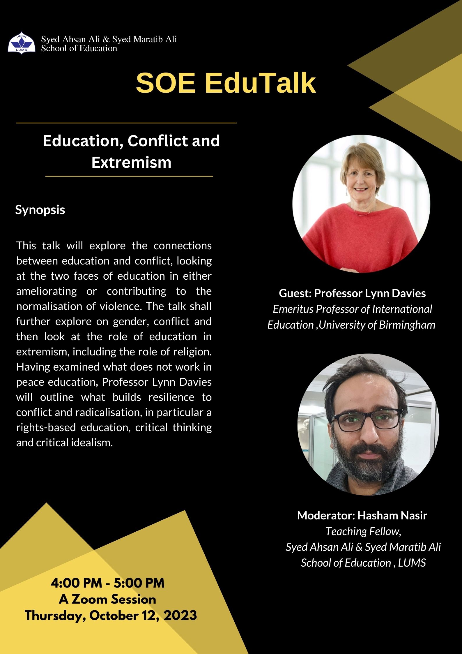 Education, Conflict and Extremism | School of Education